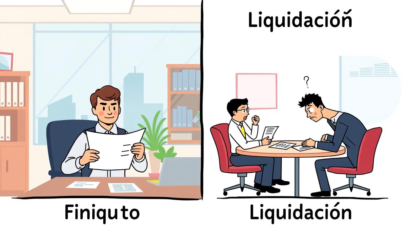 Cálculo de finiquito por renuncia tras 1 año